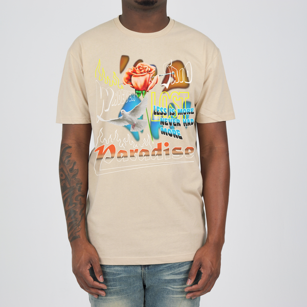 LESS IS MORE TEE CREAM – Survival Clothing & Footwear