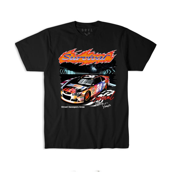 STREET SWEEPERS CREW TEE BLACK – Survival Clothing & Footwear